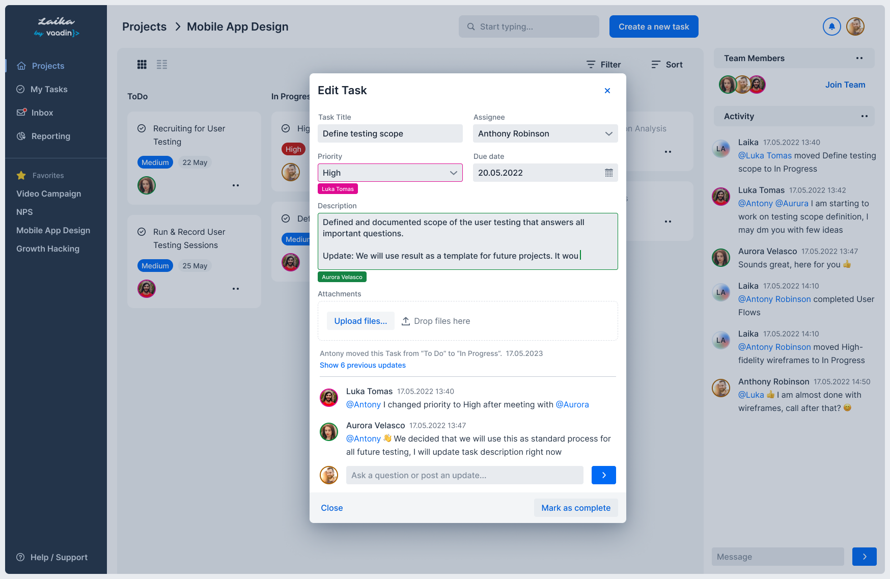 Designing a collaborative enterprise project management tool with Matija Vojvodic | Vaadin