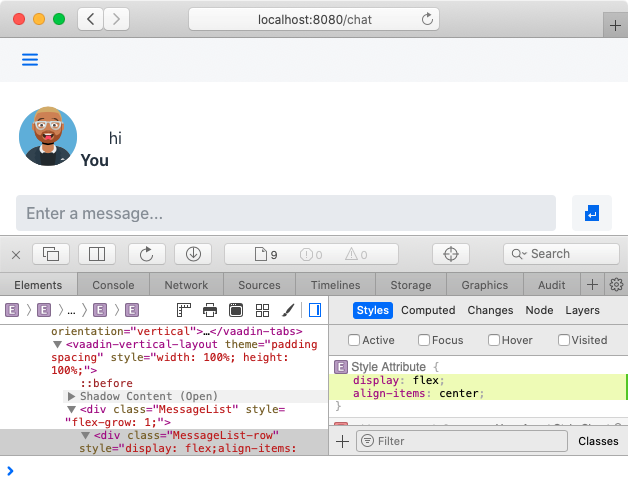 Building a chatbot app in Java | Vaadin