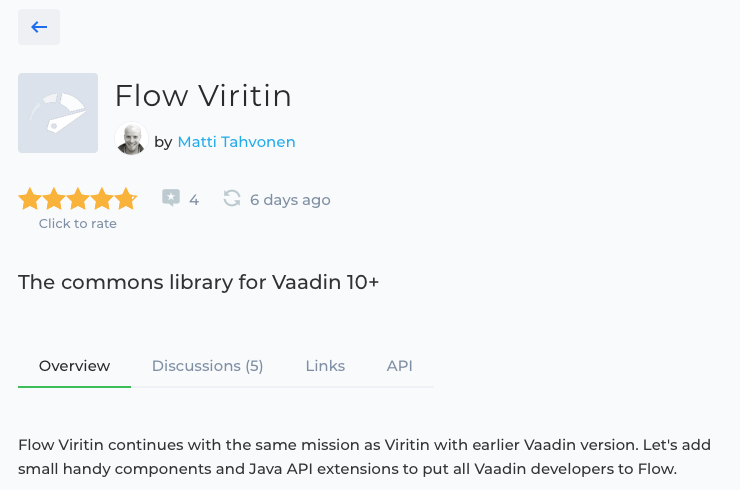 Check out the new Vaadin Directory | Vaadin