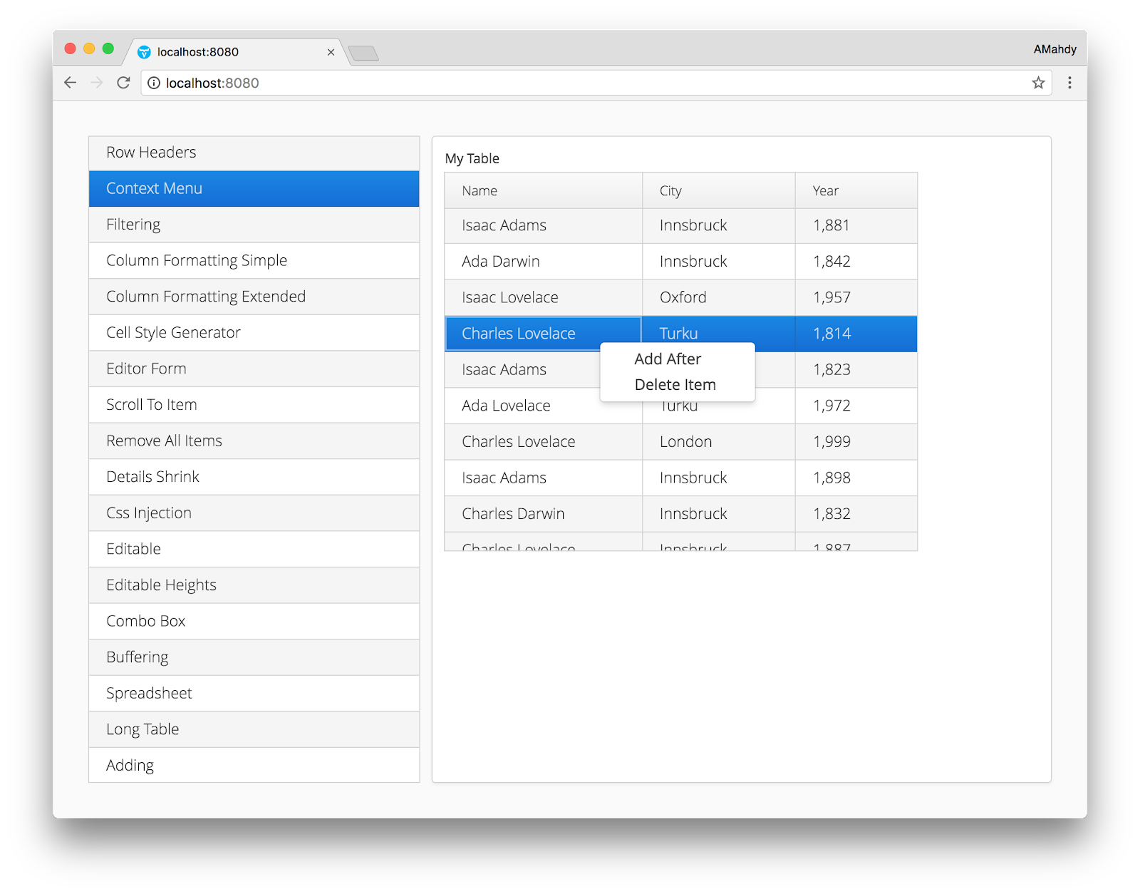 Mission RIP Table: Migrate to Grid! - Data and Structure