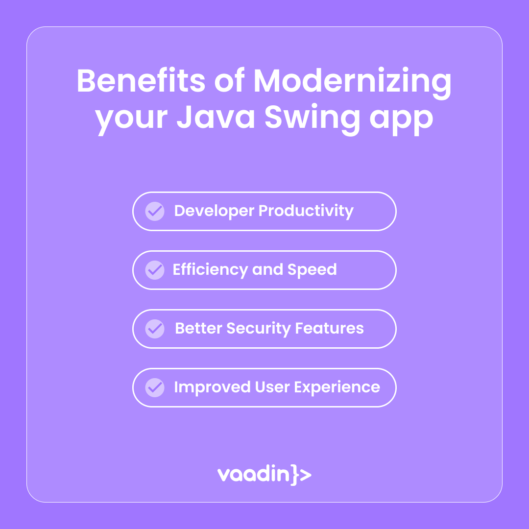 Java Swing: Rising tech debt costs signal it's time to modernize | Vaadin