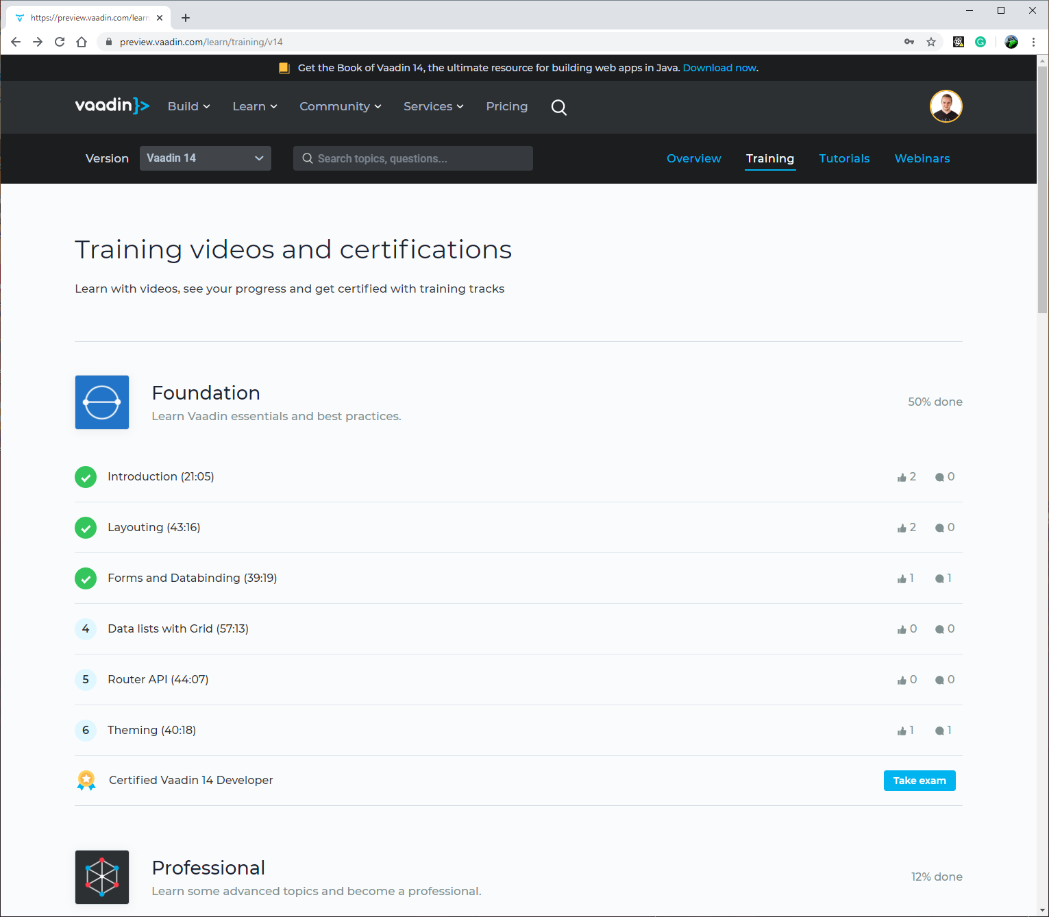 New learning center with training and certifications | Vaadin