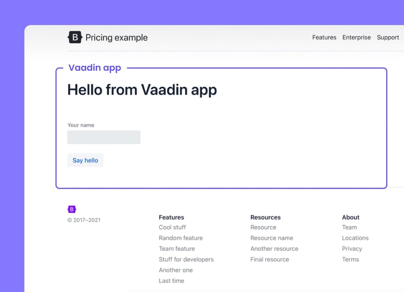 Three tips to integrate your Vaadin app into your existing website | Vaadin